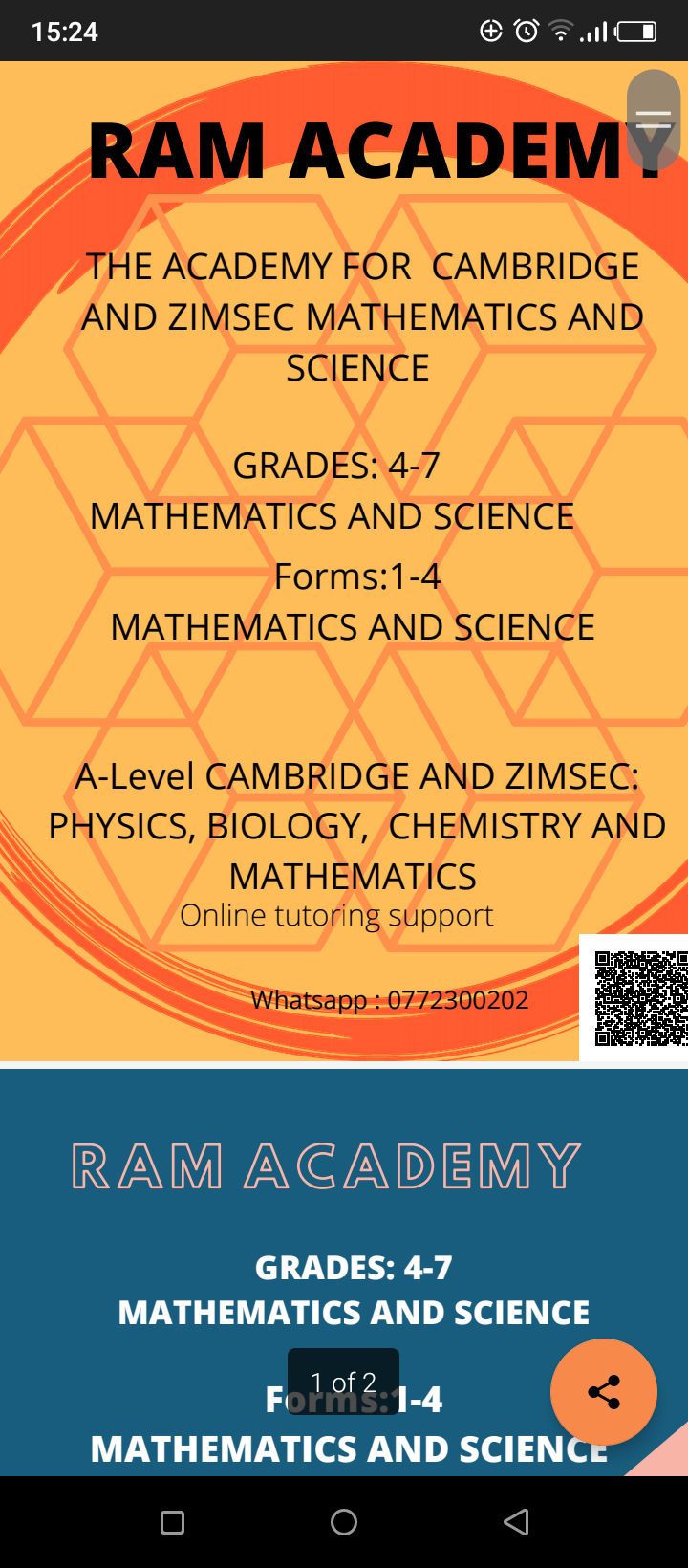 Online And Offline Maths Science Lessons In Harare Zimbabwe