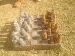 Beads chess set - Zimbabwe