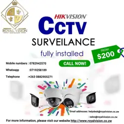CCTV,Access control,Intruder alarm systems - Zimbabwe