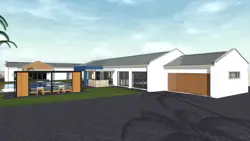 Low Density Suburb House Plan - Zimbabwe