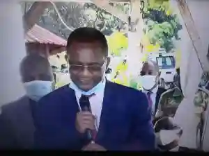 Douglas Mwonzora Gives Vote Of Thanks At The Victoria Falls Launch Of ...