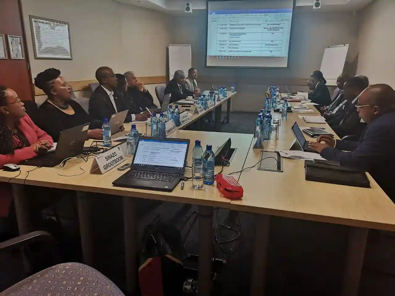 PICTURES: Eskom and ZESA Officials In Power Meeting