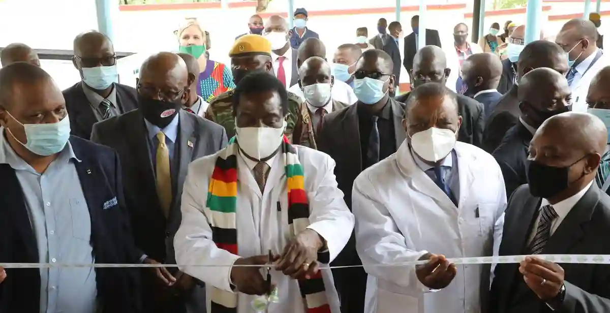 PICTURES: President Mnangagwa Commissions Hospital Ward PICTURES: President Mnangagwa Commissions Hospital Ward